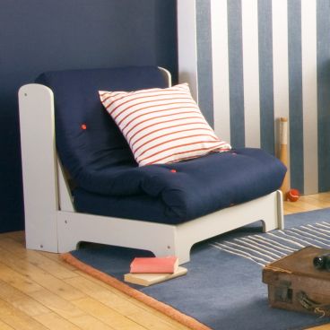 Sleepover Futon Kids Chair Bed + Trundles for Children | Little Folks ...